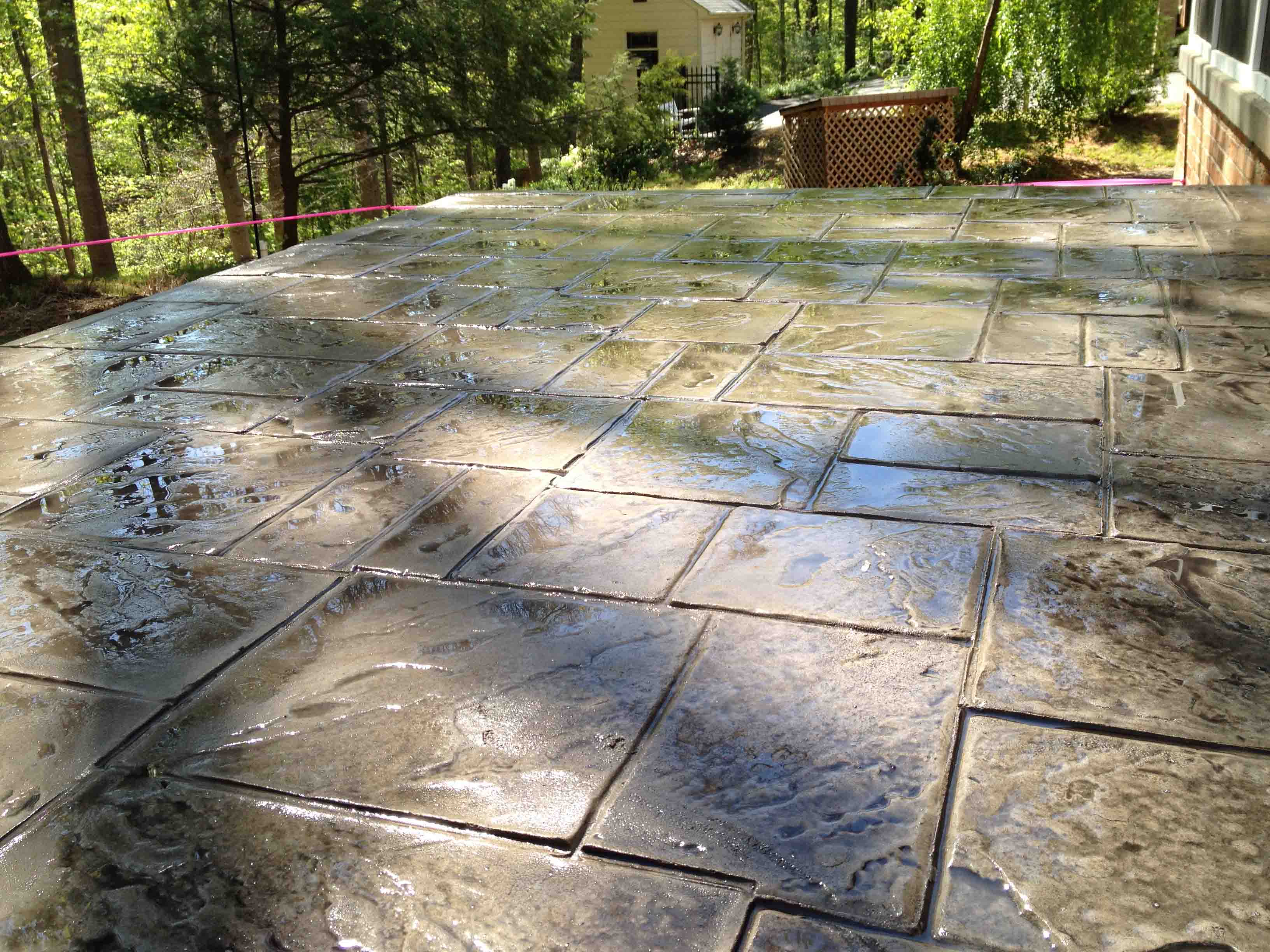Stamped Overlay - Decorative Concrete of Virginia